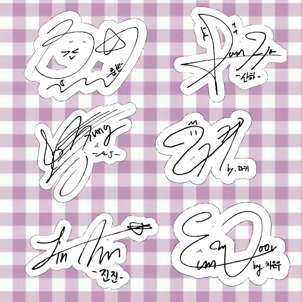 Jual Sticker Transparan Astro Signature Tanda Tangan TTD | Shopee Indonesia