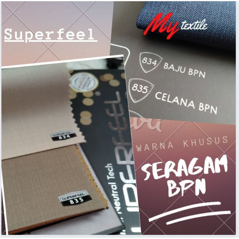 Jual kain superfeel maxistyle warna khusus seragam BPN | Shopee Indonesia