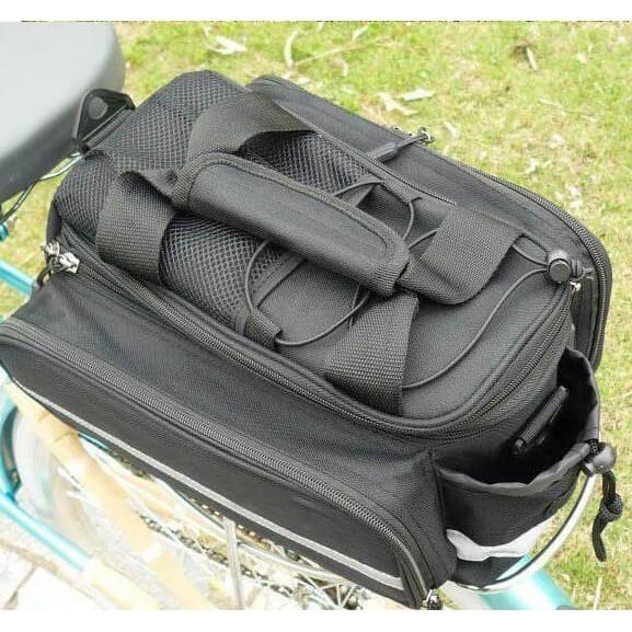 Jual Roswheel Tas Sepeda Bicycle Rear Carrier Bag 600D Polyester 8L ...