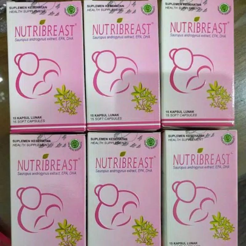 Jual NUTRIBREAST BOTOL 15 Kapsul (booster asi ampuh) | Shopee Indonesia