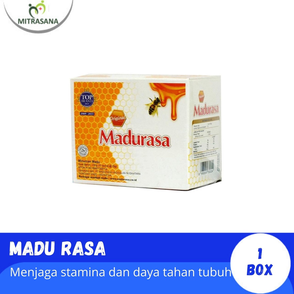 Jual Madu Rasa 1 Box @12 Sachet ( Rasa Jeruk ) | Shopee Indonesia