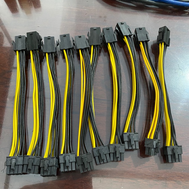 Jual Kabel Power VGA 6 pin female to 8 pin male PCIE PcI-E | Shopee ...