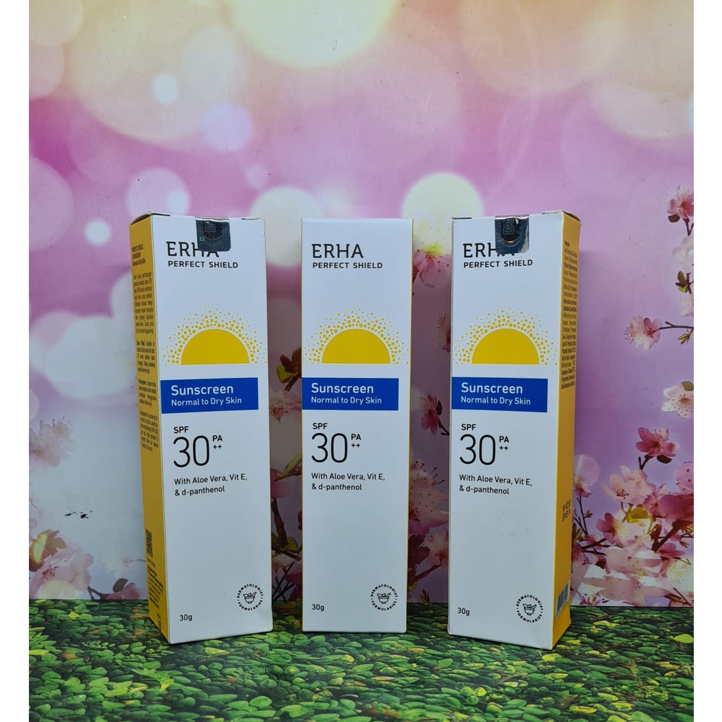 Jual ERHA PERFECT SHIELD SUNSCREEN SERIES / ERHA SUNSCREEN SPF 50 PA ++ / ERHA SUNSCREEN SPF 30 ...