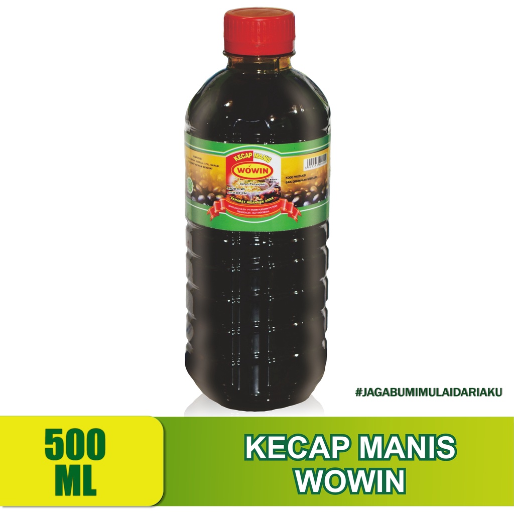 Jual WOWIN Kecap Manis 500ml Sahabat Hindangan Anda | Shopee Indonesia