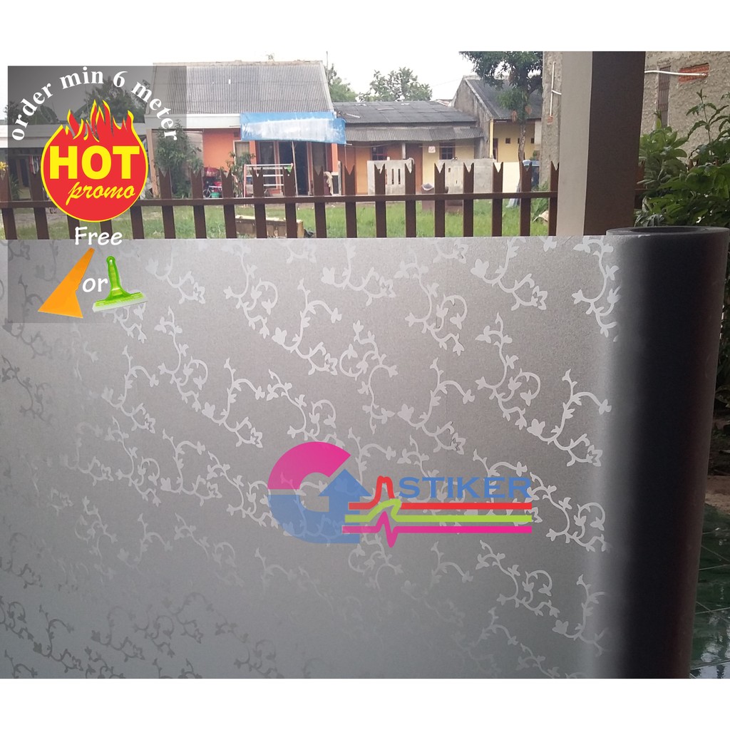 Jual STIKER / STICKER KACA MOTIF TERBARU ( SEEWEED ) UKURAN LEBAR 120CM ...