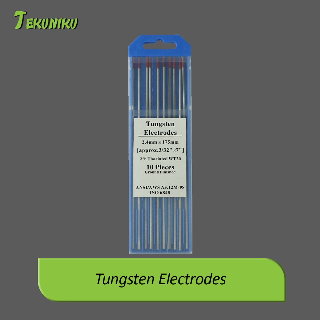 Jual Kawat Las | Tungsten Welding Electrodes 2.4 mm x 175 mm | Shopee ...