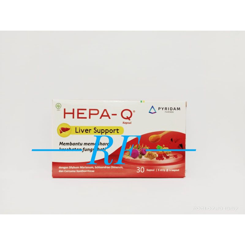 Jual Hepa Q Capsule Isi 30 (Pyridam Farma) | Shopee Indonesia