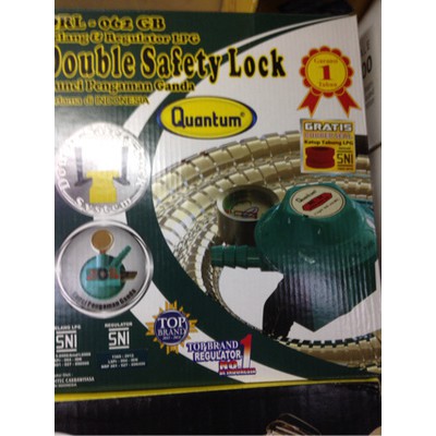 Jual regulator dan selang paket quantum double lock | Shopee Indonesia