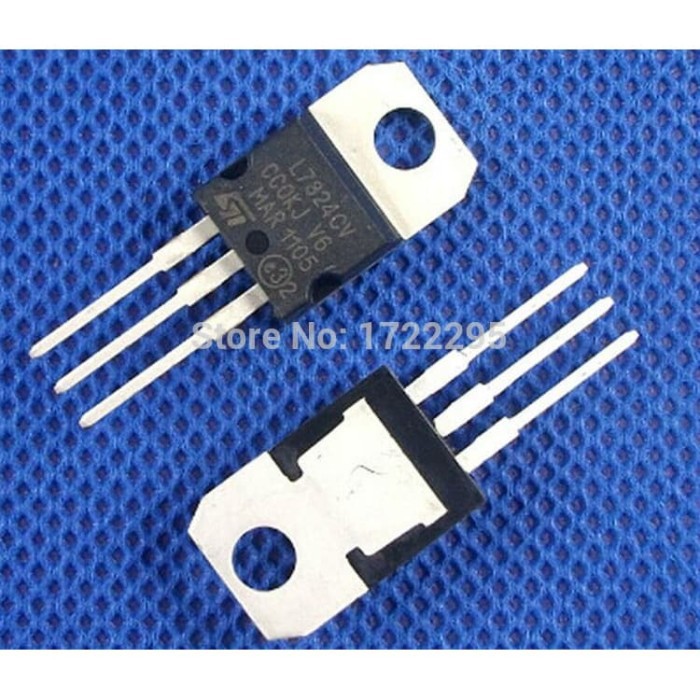 Jual IC Voltage Regulator L7824 LM7824 7824 24V TO 220 | Shopee Indonesia