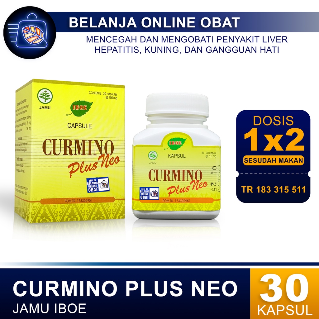 Jual IBOE CURMINO PLUS NEO // Mencegah dan Mengobati Sakit Liver ...