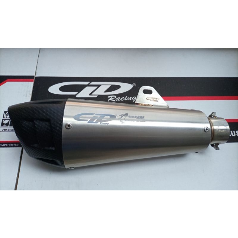 Jual SILENCER CLD. SHARK MONCONG HITAM | Shopee Indonesia