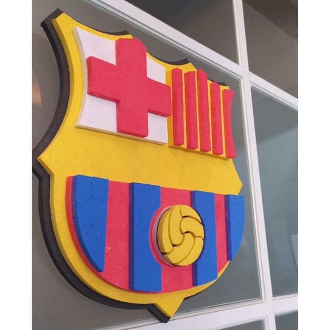 Jual Logo Cutome 3D bendera club dekorasi dingding | Shopee Indonesia