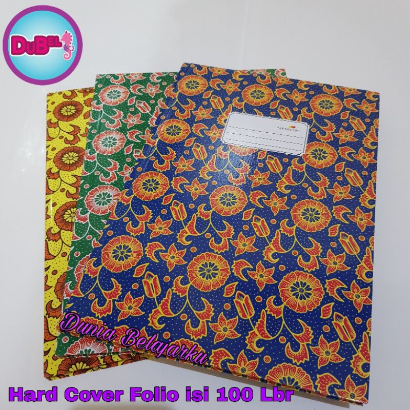 Jual Hard Cover Folio isi 100 200 Lembar Paperline / Buku Folio isi 100 ...