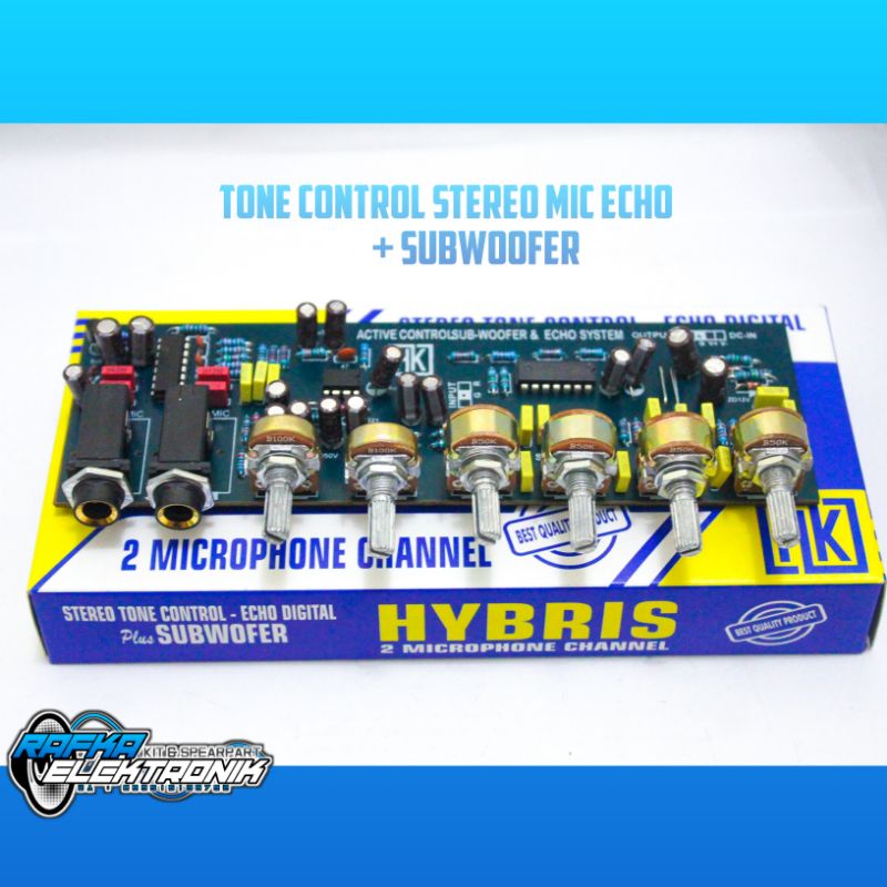 Jual HYBRIS KIT DRIVER TONE CONTROL STEREO MIC ECHO SUBWOOFER | Shopee ...