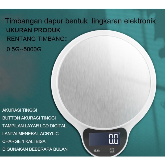 Jual Timbangan Dapur Digital Mangkok / Baru Mini Elektronik Skala Dapur ...