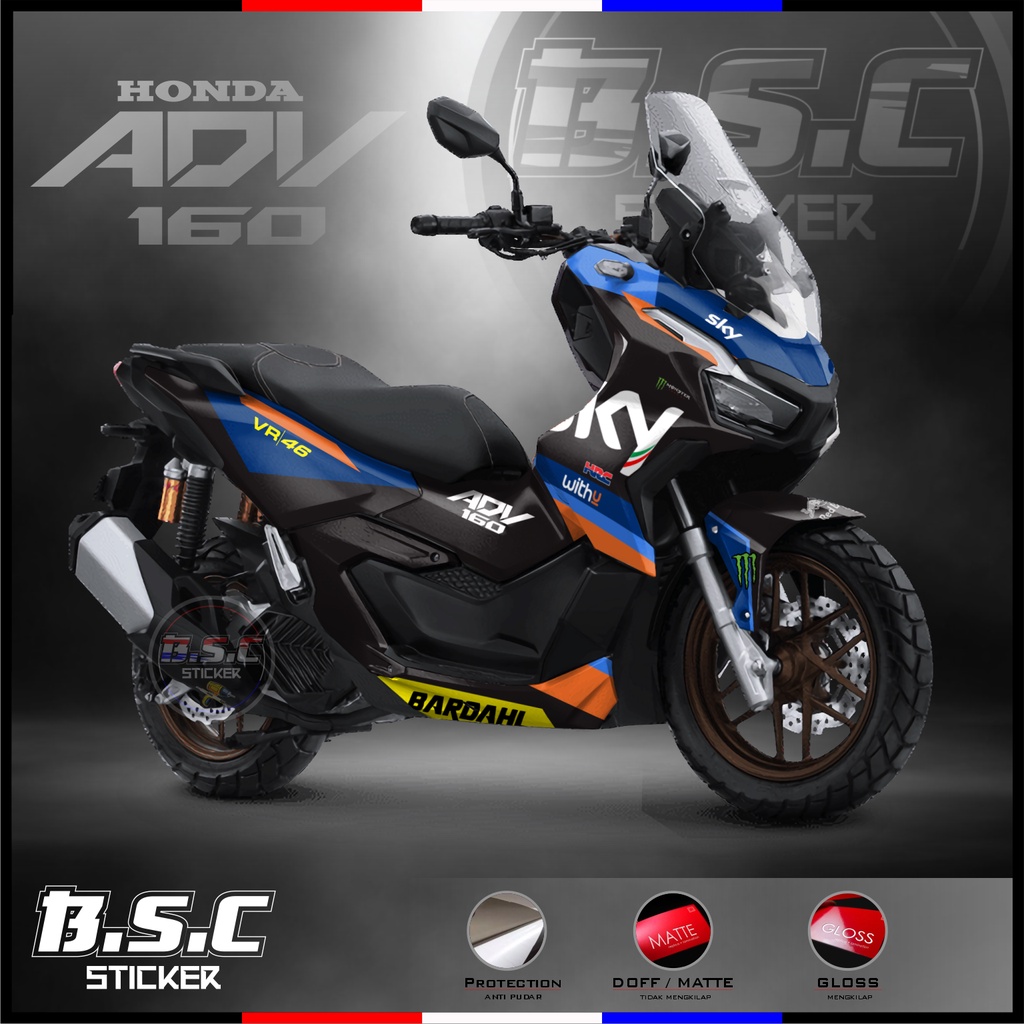 Jual Sticker Decal FULL BODY All ADV 160 Motif SKY Livery | Shopee ...