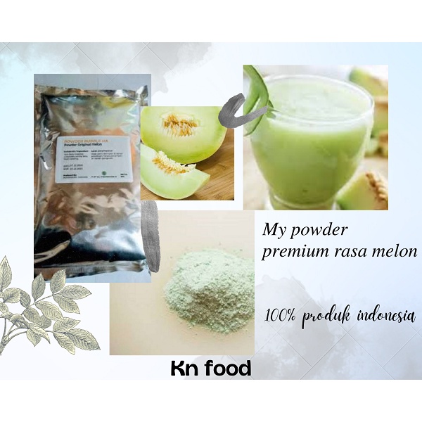 Jual Premium Powder Rasa Melon - Powder Premium Rasa Melon-1Kg- Melon ...
