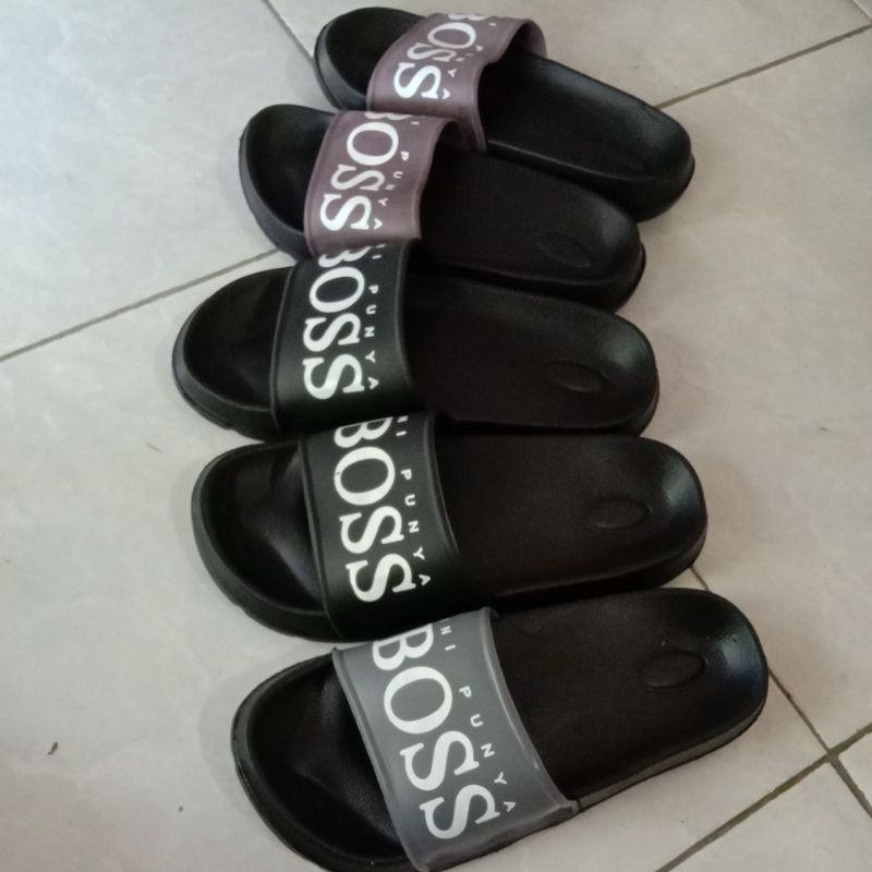 Jual sandal ini punya bos slop shevano | Shopee Indonesia