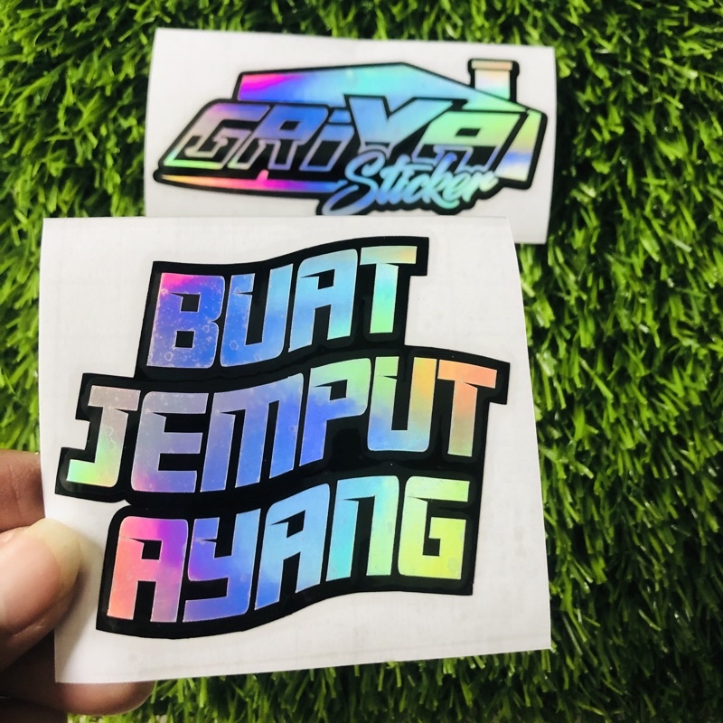 Jual Stiker BUAT JEMPUT AYANG sticker bucin viral | Shopee Indonesia