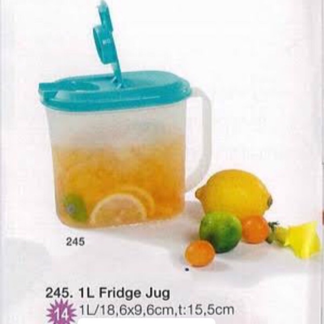 Jual Tupperware fridge jug 1L | Shopee Indonesia
