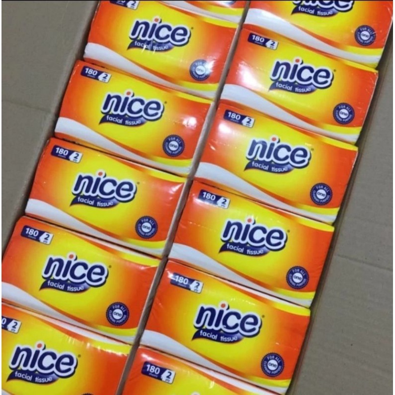 Jual NICE FACIAL TISSUE 180 SHEET (2PLY) | Shopee Indonesia