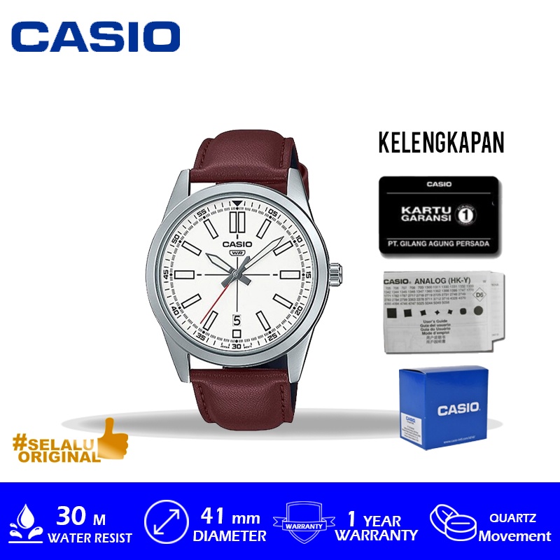 Jual Jam Tangan Pria Casio General Mtp Vd02l 7eudf Mtp Vd02l 7e Shopee Indonesia