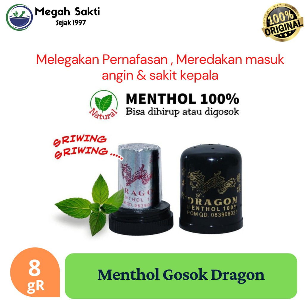 Jual MGS - Menthol Dragon 8 gR - Obat Sakit Kepala - Masuk Angin ...
