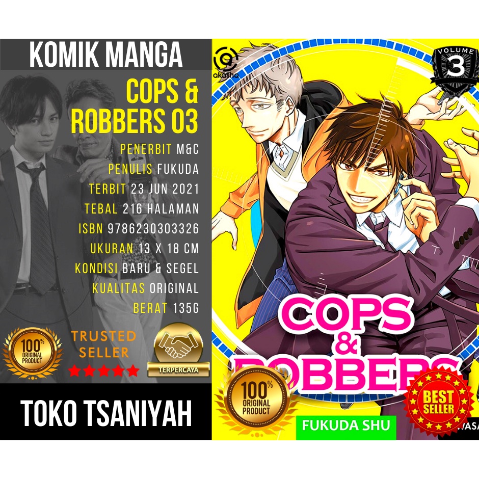 Jual Buku Komik Akasha Cops & Robbers 3 Fukuda Shu Komik Manga Anime ...
