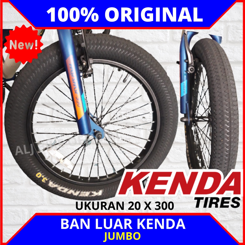 Jual BAN LUAR SEPEDA BMX KENDA UKURAN 20 INCH 20X3.0 JUMBO BESAR | Shopee Indonesia