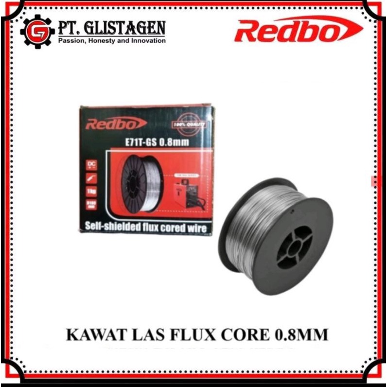 Jual Kawat Las Flux Core 0.8MM MIG Redbo 1kg | Shopee Indonesia