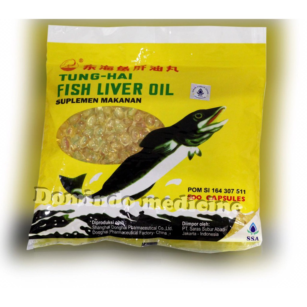 Jual Obat Tradisional TUNG-HAI FISH LIVER OIL 500's | Shopee Indonesia