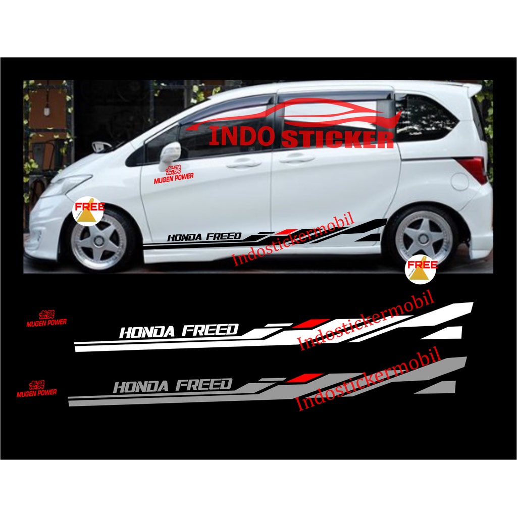 Jual Sticker mobil honda freed sticker list stripe mobil honda freed ...