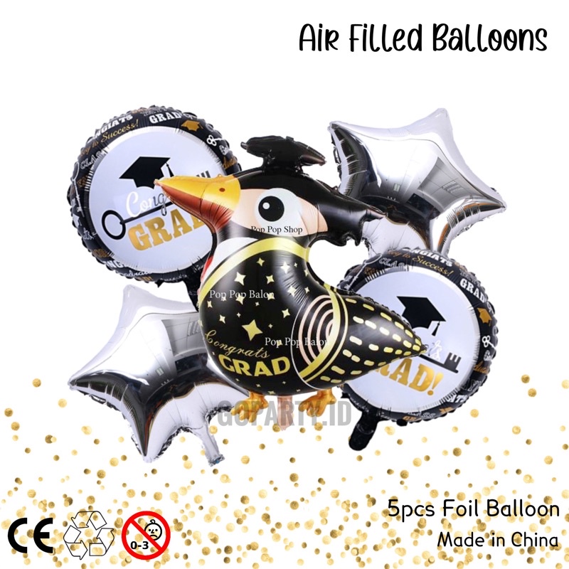 Jual BALON SET GRADUATION WISUDA CONGRADUATION LULUSAN DEKORASI PESTA ...