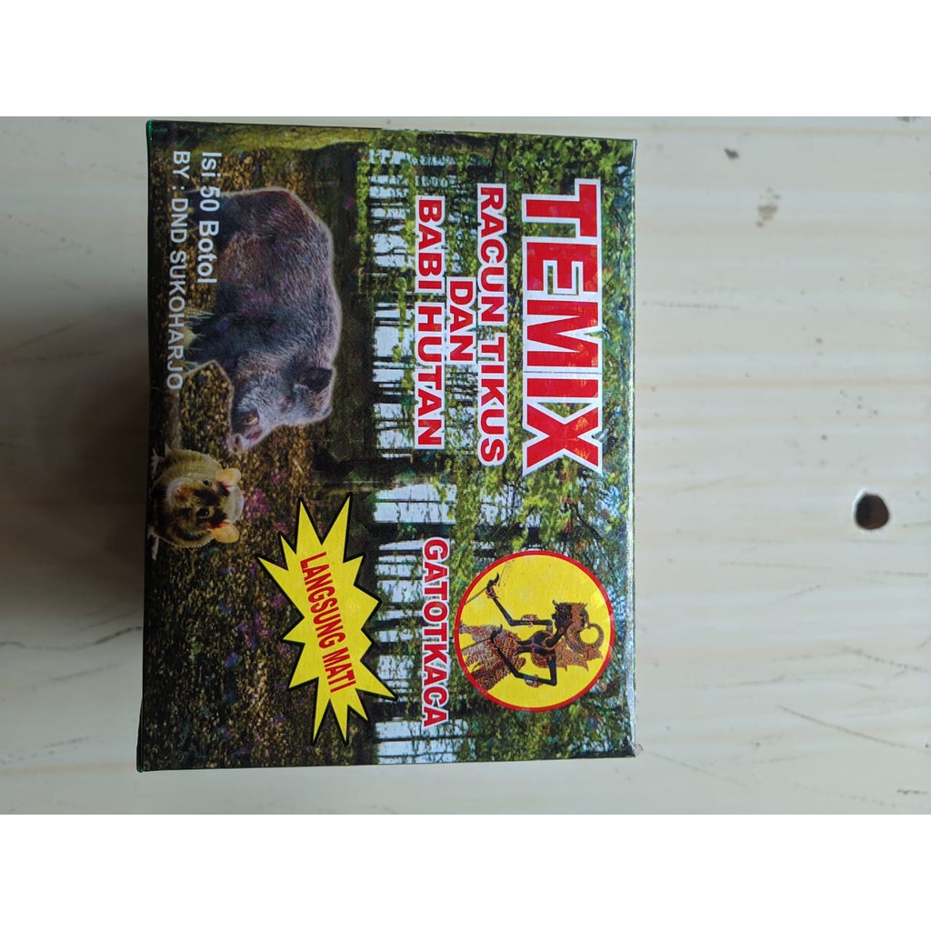 Jual PRODUK- TEMIX RACUN TIKUS DAN BABI HUTAN KEMASAN BOTOL ISI 50PCS ...