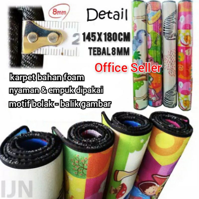 Jual TIKAR KARPET BUSA Foam Ukuran 145 x180 Motif Anak Dewasa Gambar ...