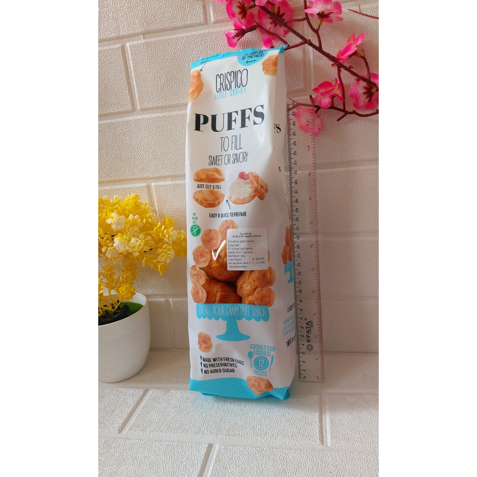 Jual Crispico puffs to fill sweet or savory 80gr | Shopee Indonesia