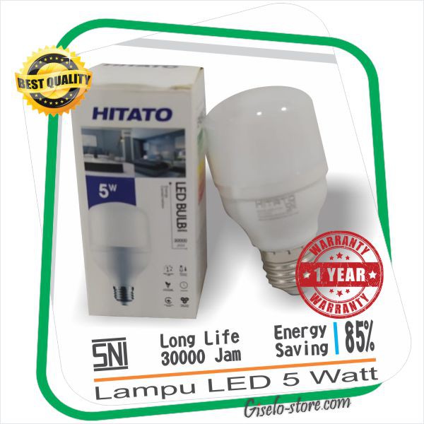 Jual Bohlam Lampu LED HITATO 5 Watt | Shopee Indonesia