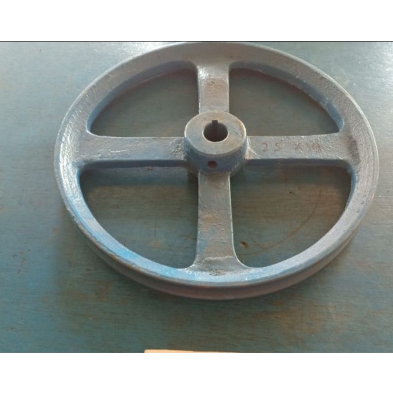 Jual Pully Pulley Pulli Puli Besi B1 10" 10 Inchi Inch as 25 mm 25mm ...