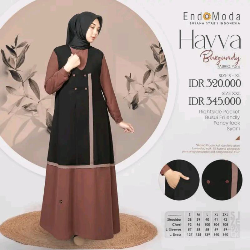 Jual Gamis Dewasa modern terbaru ENDOMODA HAYVA | Shopee Indonesia