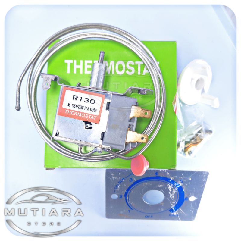 Jual R130 Thermostat Kulkas | Set Knop + Tombol Defrost | Pengatur Suhu ...