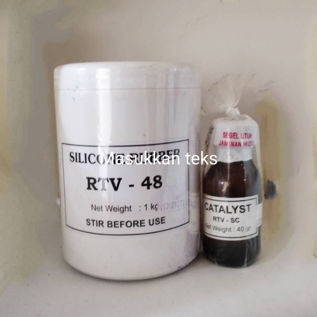 Jual Biotex Silicone Rubber Cetakan Resin RTV 48 1 Kg dan Katalis 40 ...