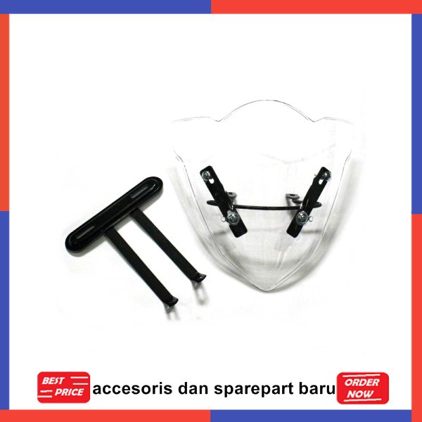 Jual VISOR BYSON BESAR WARNA BENING+BREKET AKSESORIS MOTOR | Shopee ...