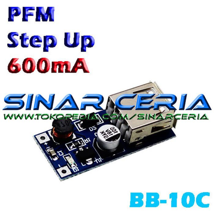 Jual Quality Step Up DC 0.9-5V to USB 5V 600mA PFM Control Phone ...