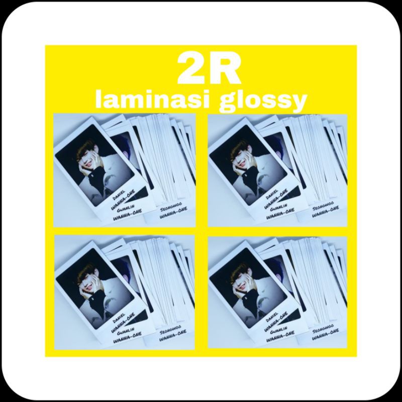 Jual CETAK FOTO POLAROID UK 2R 50 FOTO LAMINASI GLOSY | Shopee Indonesia