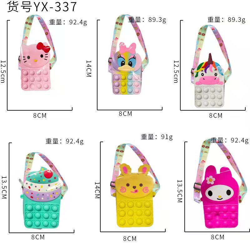 Jual Pop It Tas karakter anak / tas gelembung viral | Shopee Indonesia