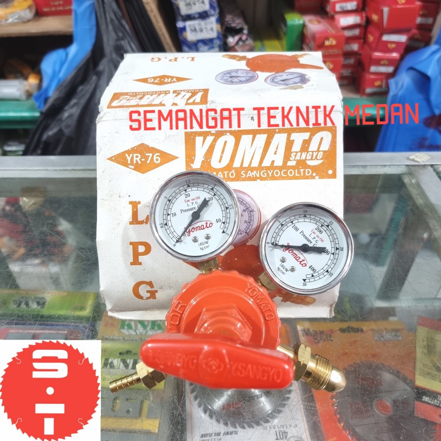 Jual REGULATOR LPG UNTUK TABUNG LAS ELPIJI L.P.G PROPANE YOMATO SANGYO | Shopee Indonesia