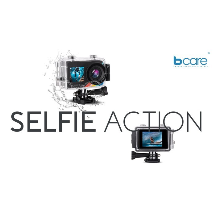 Jual Bcare BCam X-5 Action Camera WiFi 16 MP Dual Screen Ultra HD 4K ...