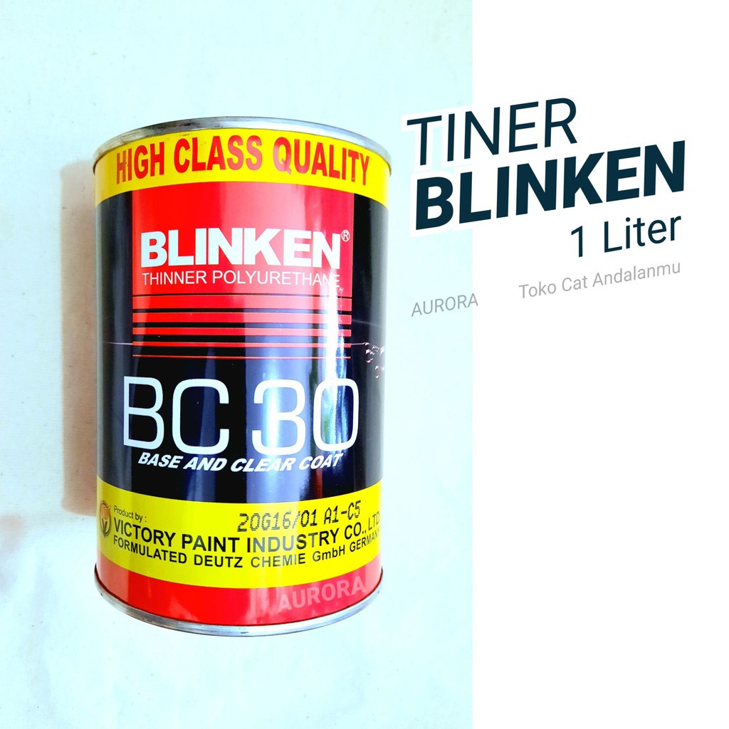 Jual TINER BLINKEN BC30 PU Thinner THiner Untuk Cat Atau Clear Anti ...