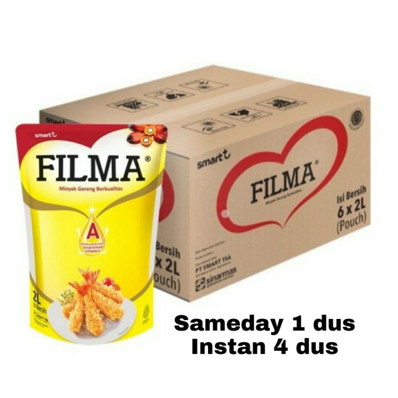 Jual Filma 2L Minyak Goreng 2Liter per dus isi 6 Pouch | Shopee Indonesia