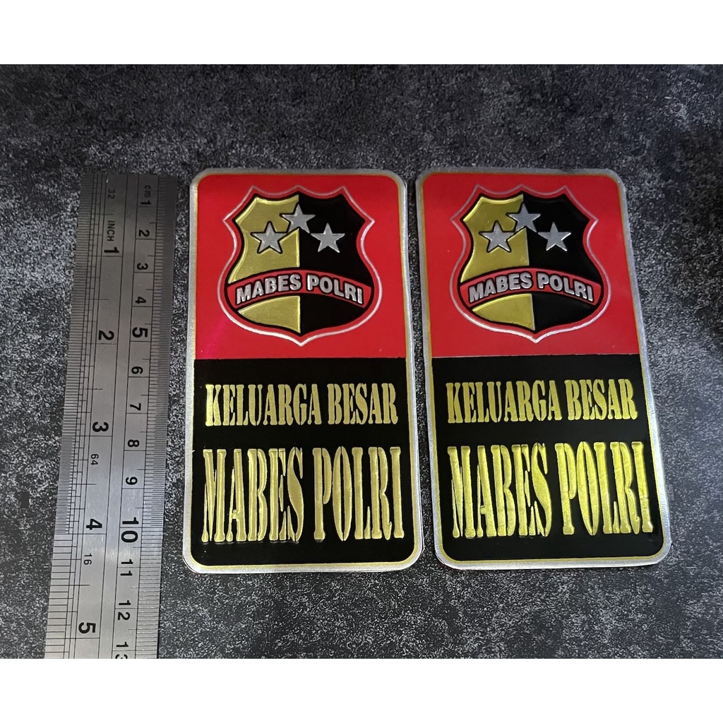 Jual Sticker Mabes Polr* - Stiker Police - Sticker Plat Mabes Police ...